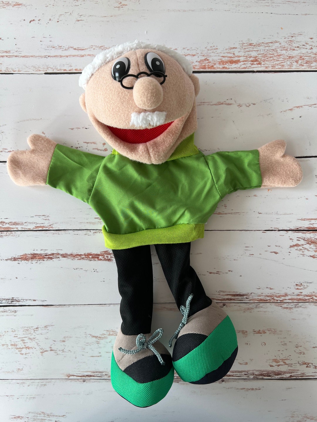 Grandpa Hand Puppet for Kids, Baby Learning, Teacher Tools ...