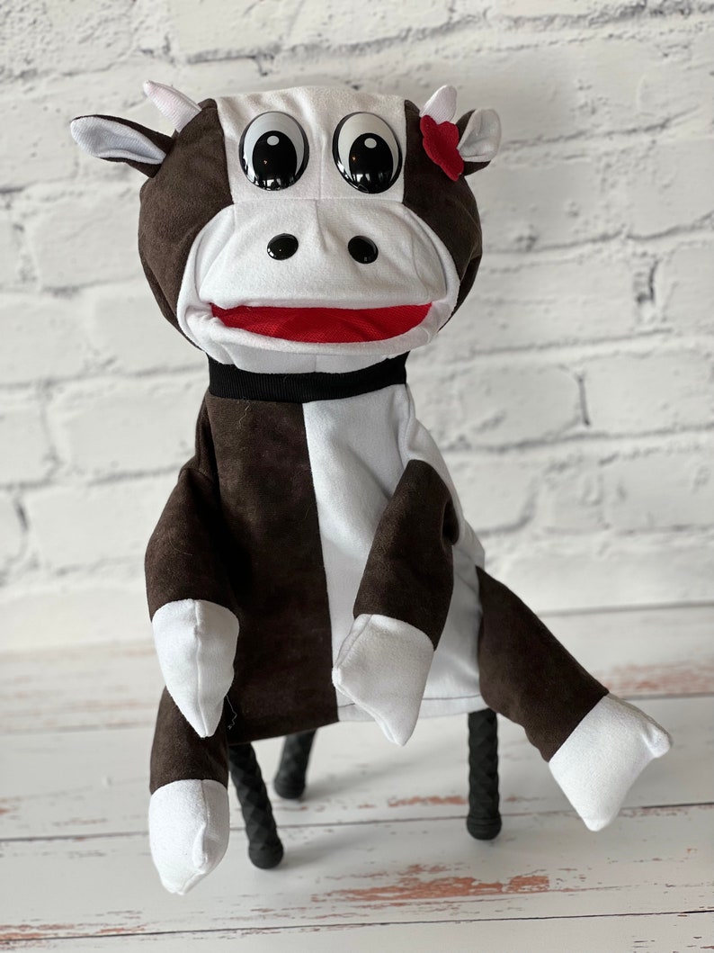 Cow Hand Puppet / Animals From the Farm, Hand Puppets for Kids - Full ...