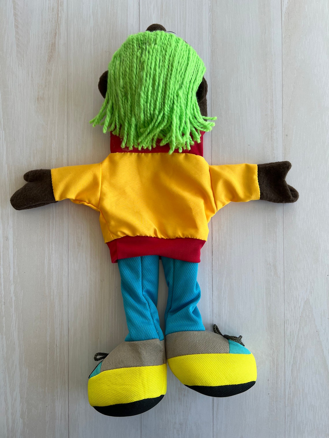 African American Boy Hand Puppet Movable Mouth, Speech Therapy ...