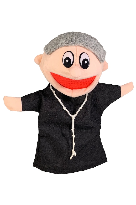 Preacher Pastor Religious Hand Puppet Movable Mouth for Kids | Etsy