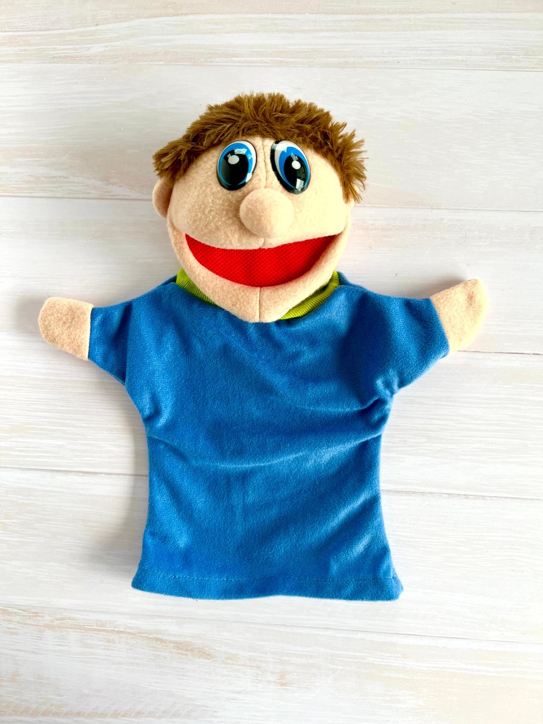Boy Hand Puppet for Kids, Baby Learning, Teacher Tools, Homeschooling ...
