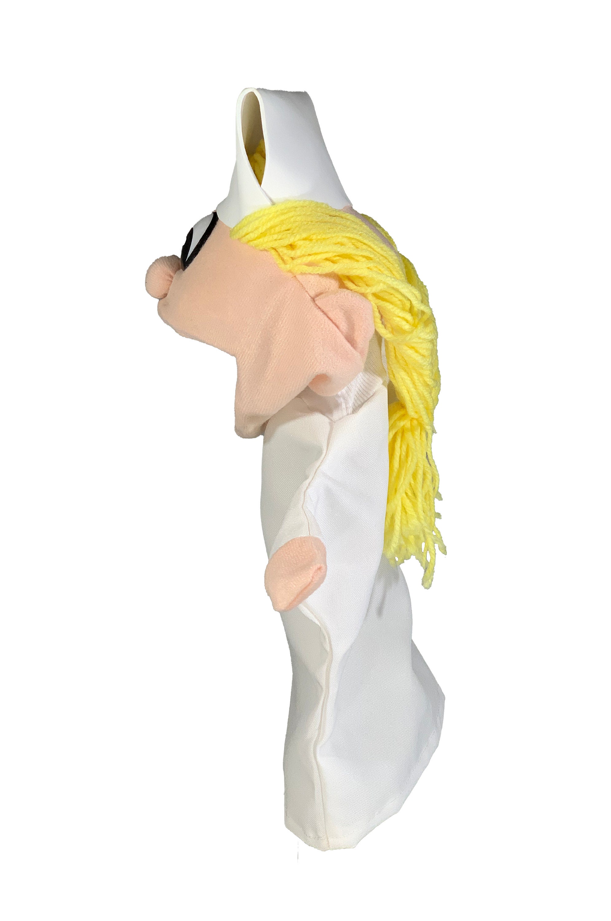 Nurse Hand Puppet for Kids With Movable Mouth, Speech Therapy Materials ...