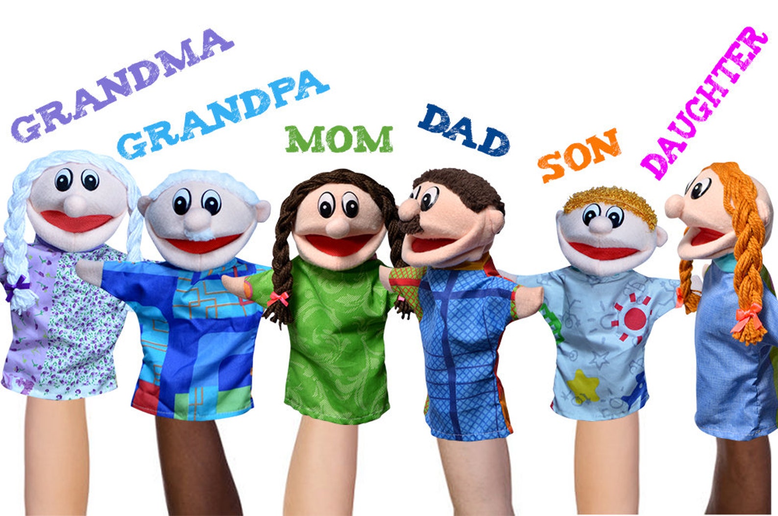 Handmade Dad Puppet - 12" Teacher Puppet With Movable Mouth - Etsy