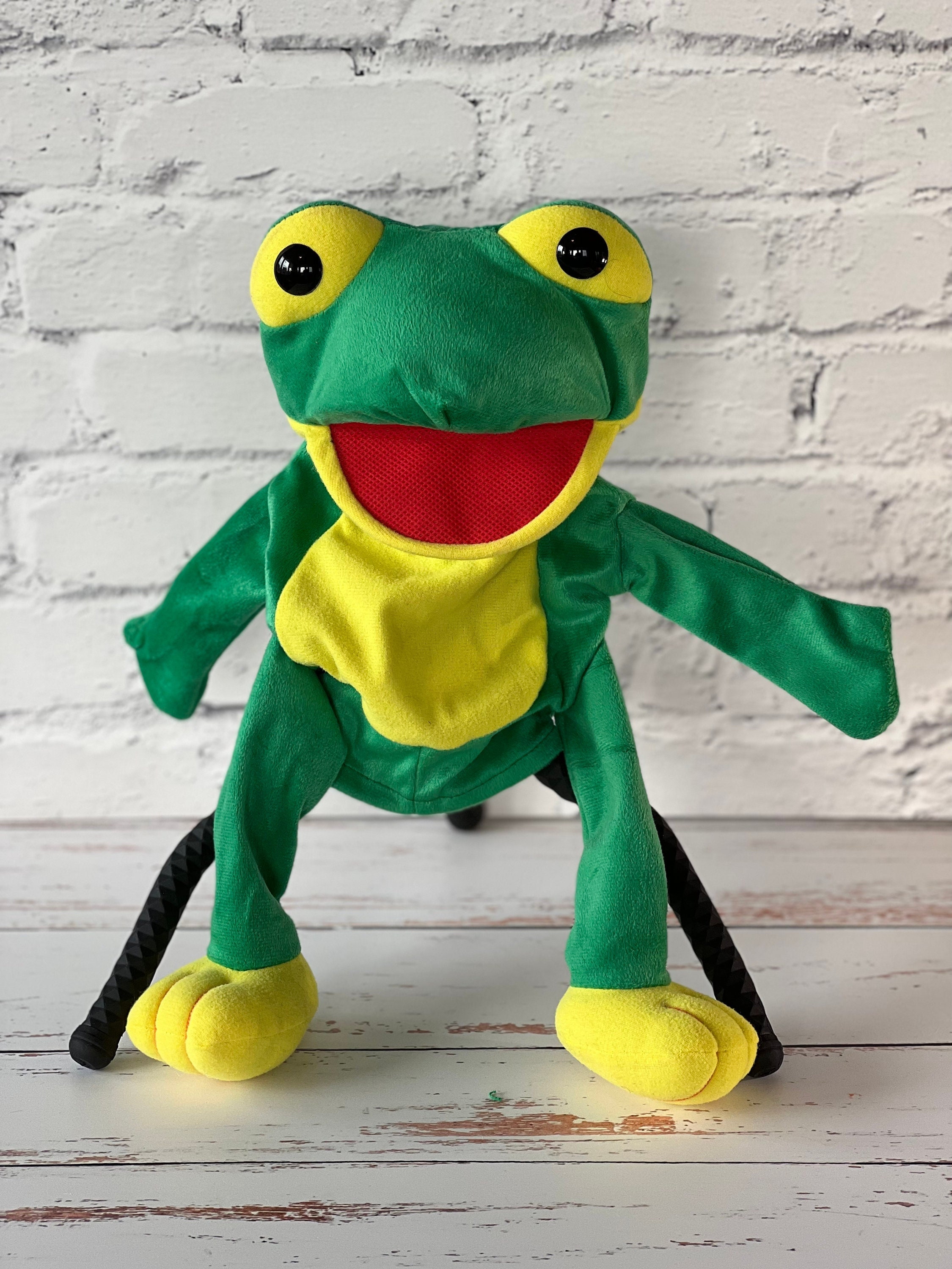 Rana Rene Hand Puppets for Kids Movable Mouth, Children Educational ...