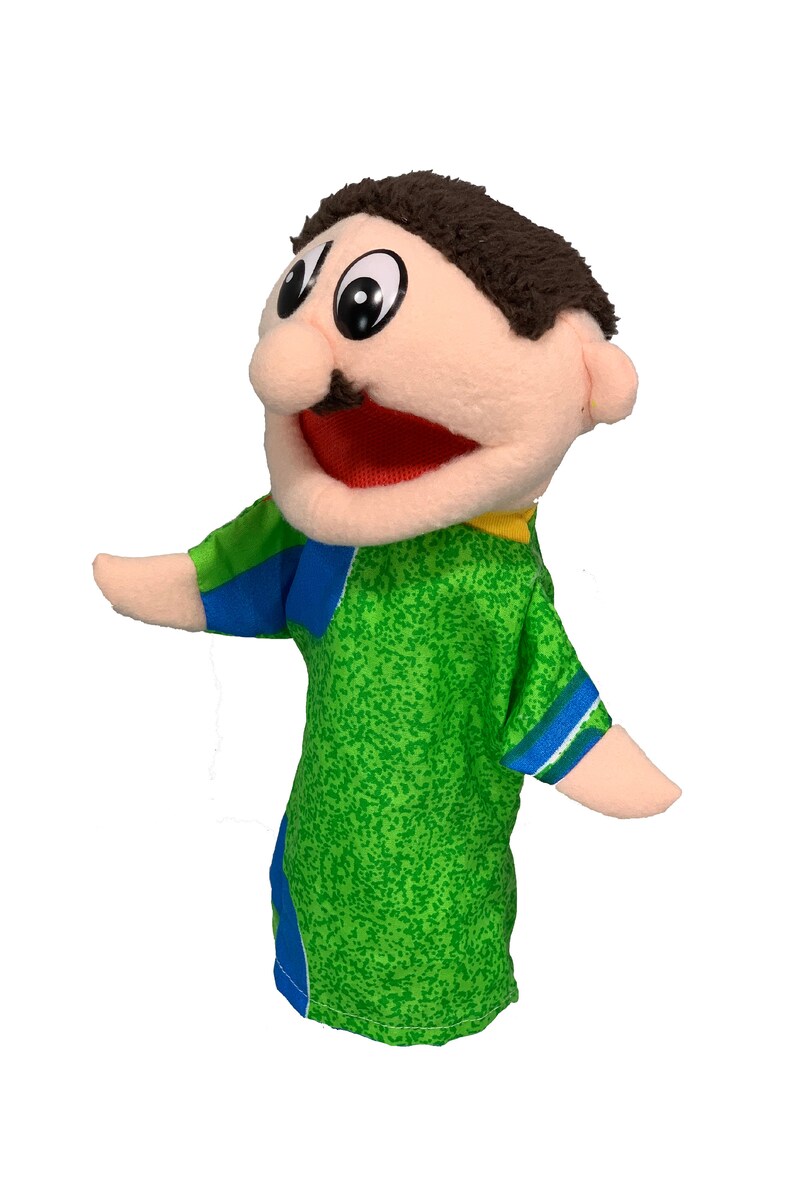 Hand Puppet Dad - 12" John, Peach Dad / Teacher, Professional Hand ...
