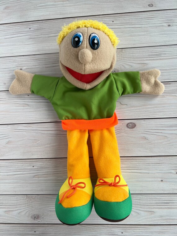 Latino Blonde Boy Hand Puppet for Kids Toddler Learning - Etsy