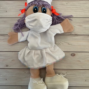 Nurse Hand Puppet Quarantine Pandemic Nurse Educational - Etsy