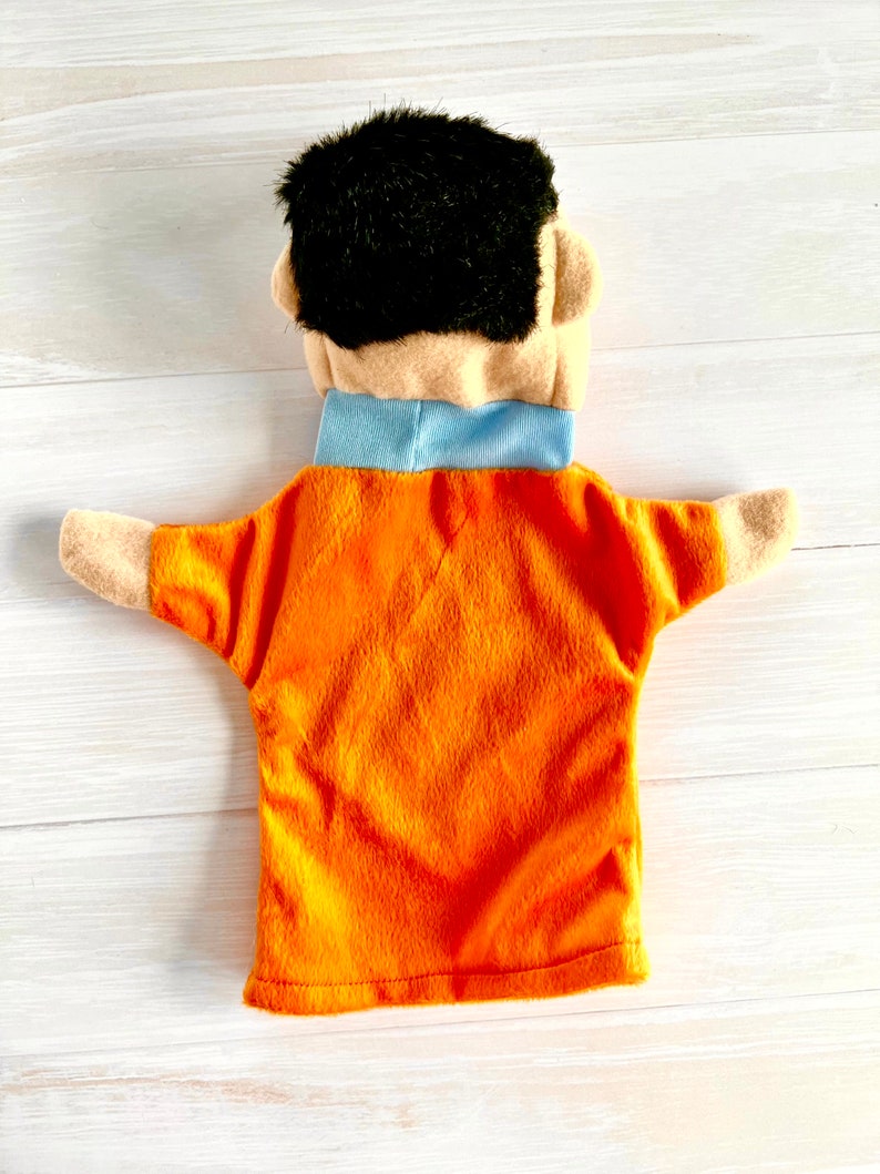 Boy Hand Puppet, Movable Mouth, Interactive Learning Toy - Etsy