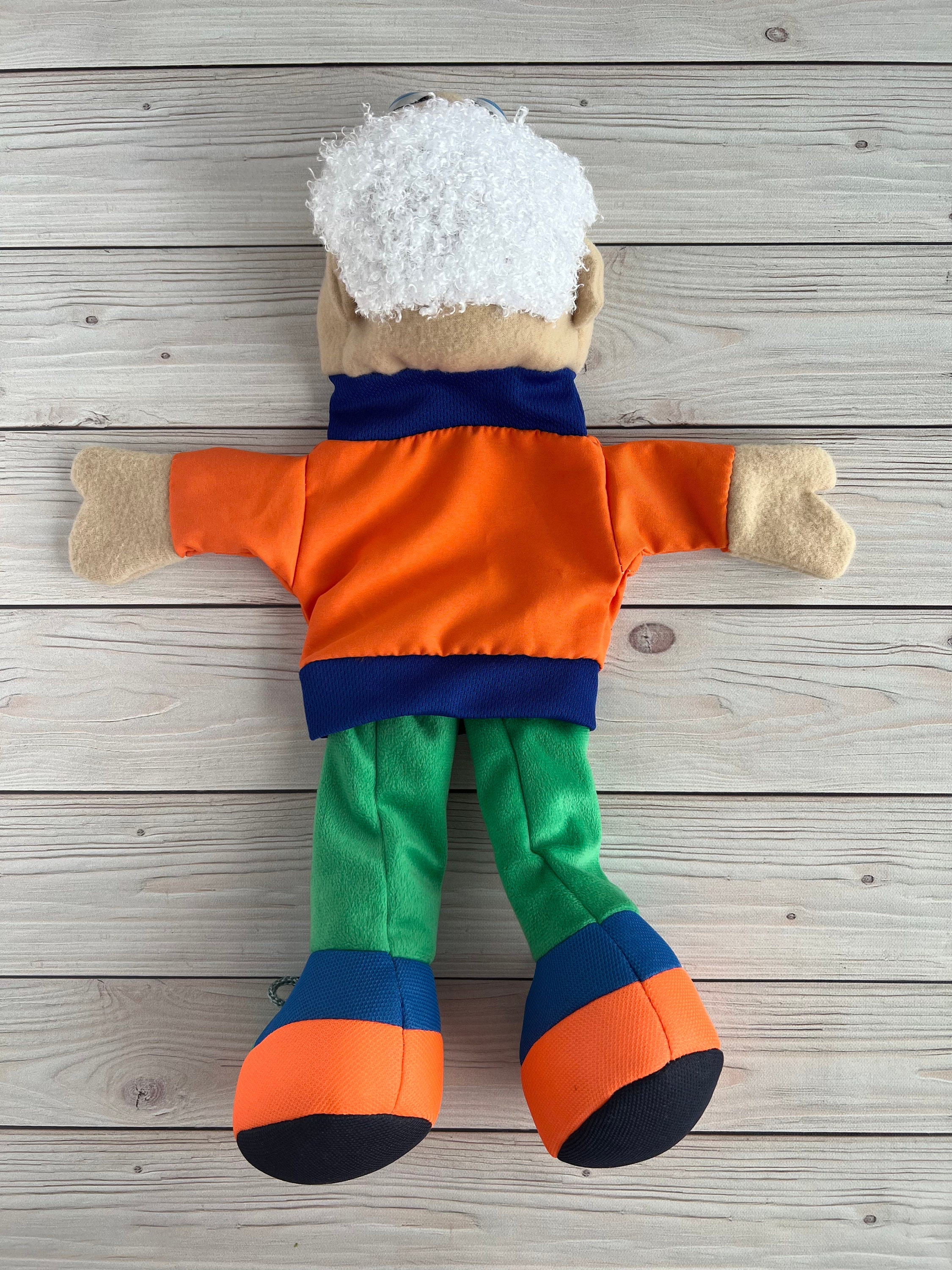 Grandpa Hand Puppet, Movable Mouth, Interactive Learning Toy - Etsy