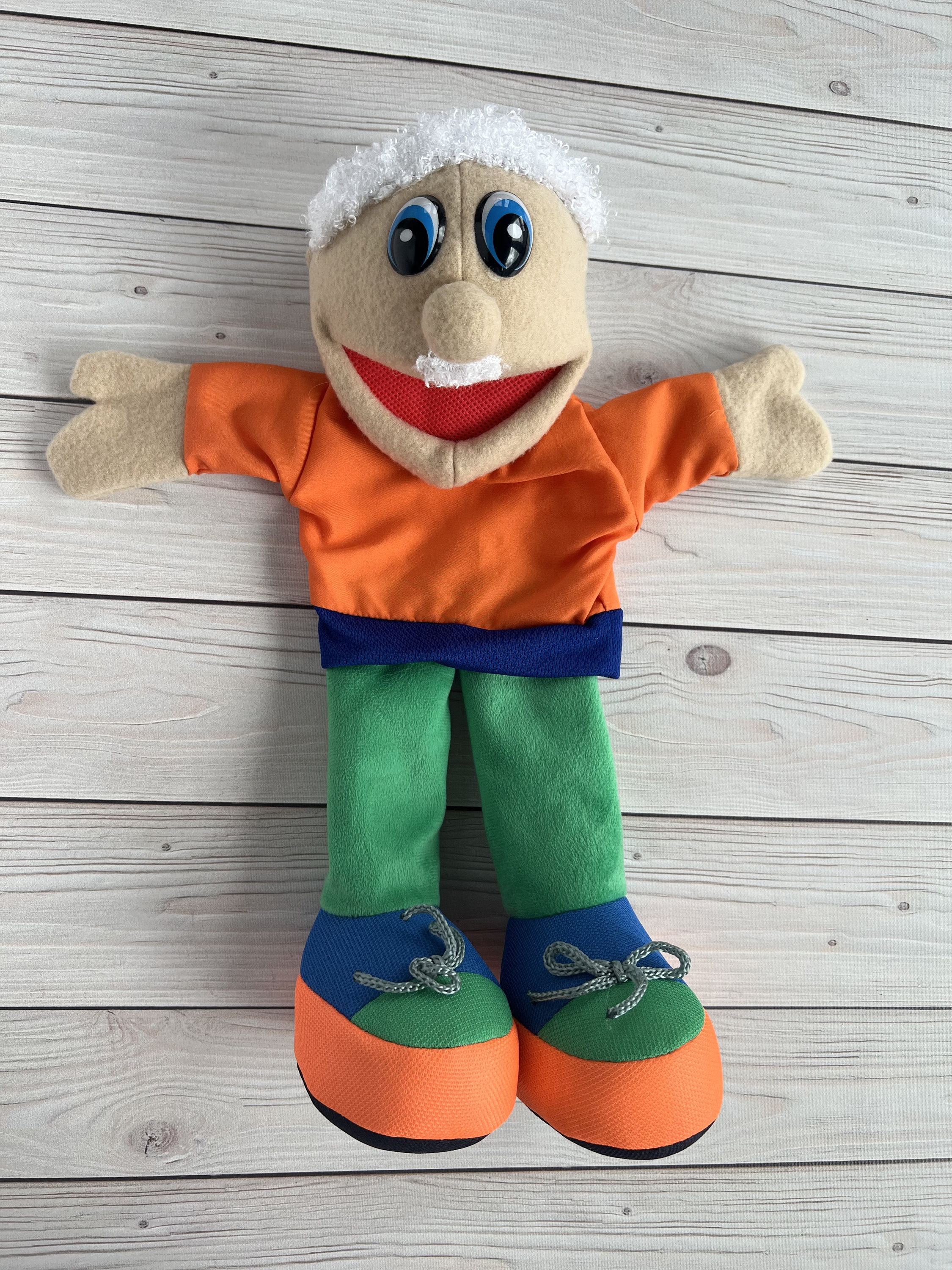 Grandpa Hand Puppet for Kids, Baby Learning, Teacher Tools ...