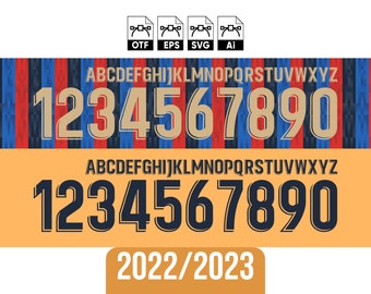 Jersey Font Barcelona - Etsy