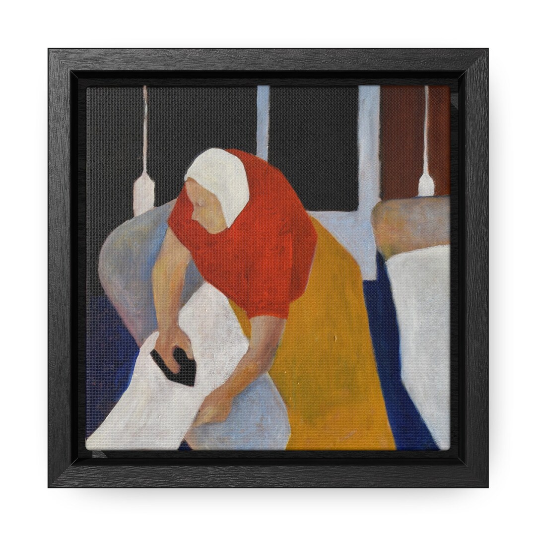 Laundress - Chateau Frontenac - 1967 - Gallery Canvas Wraps, Square ...