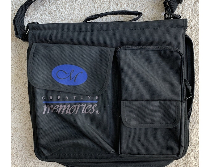 Creative Memories 3-ring Binder Tote Organizer Zippered Shoulder Bag ...