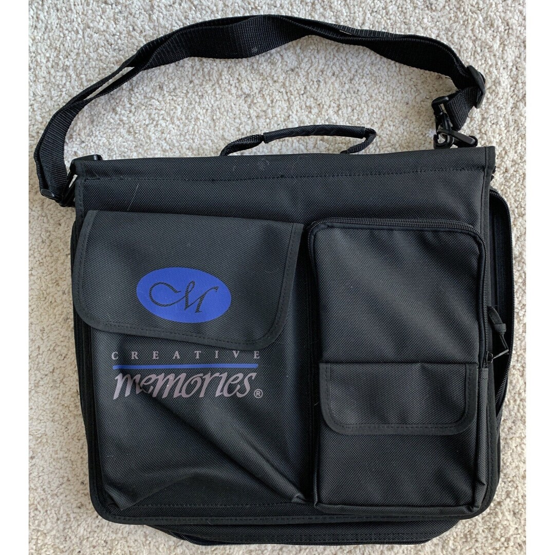 Creative Memories 3-ring Binder Tote Organizer Zippered Shoulder Bag ...