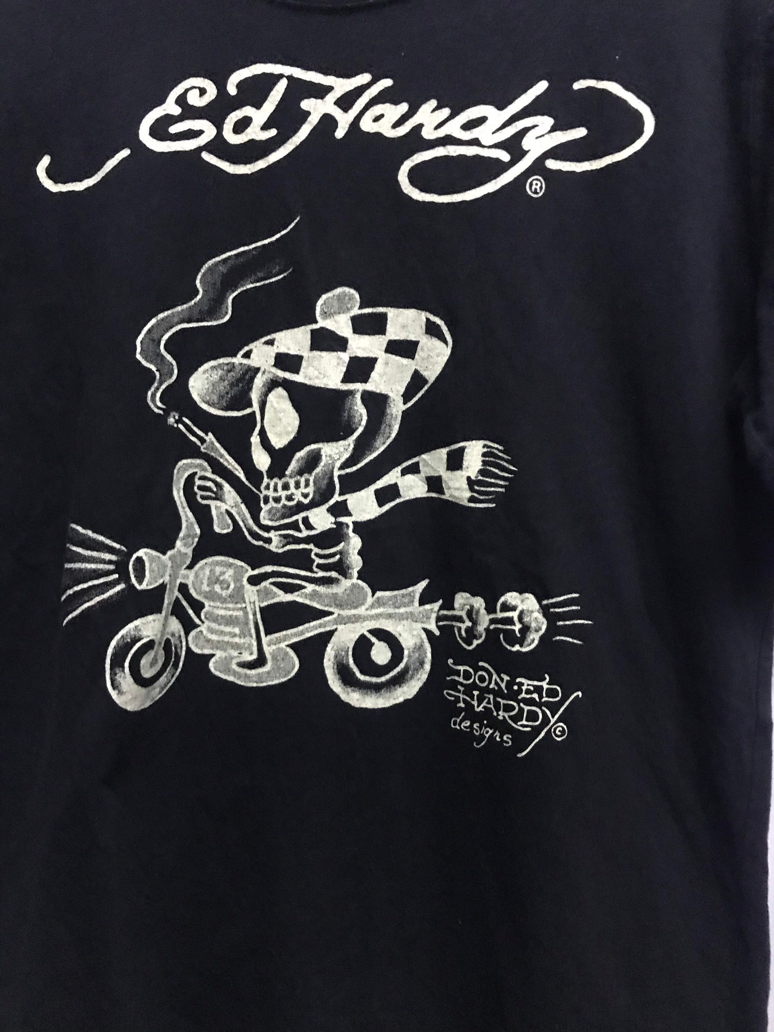Ed Hardy T-shirt Big Print - Etsy