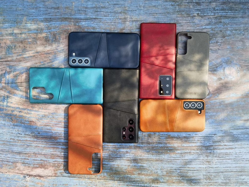 Samsung Leather Wallet Phone Case With Card Holder for Samsung Galaxy ...