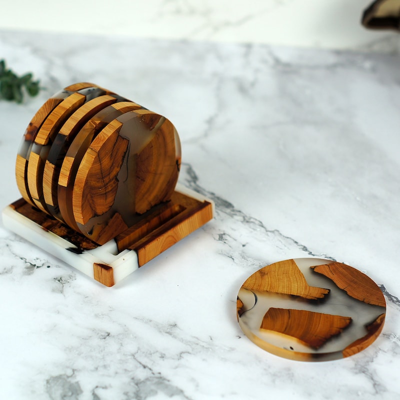 Coasters Wood 9cm - Etsy