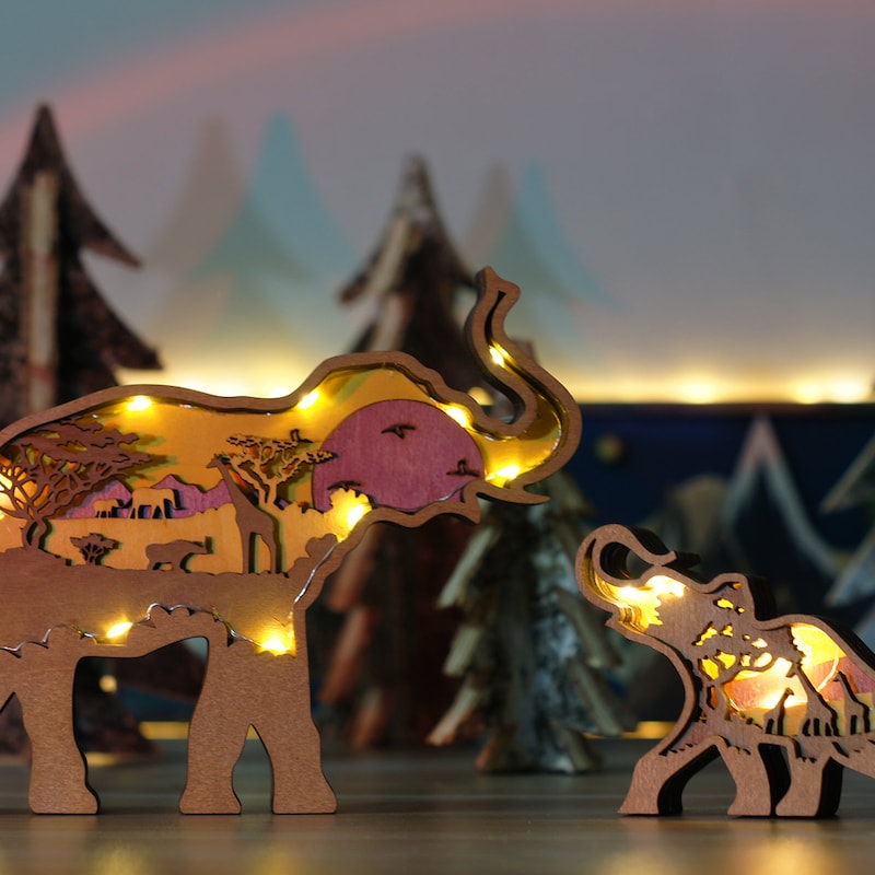 Elephant Light - Etsy