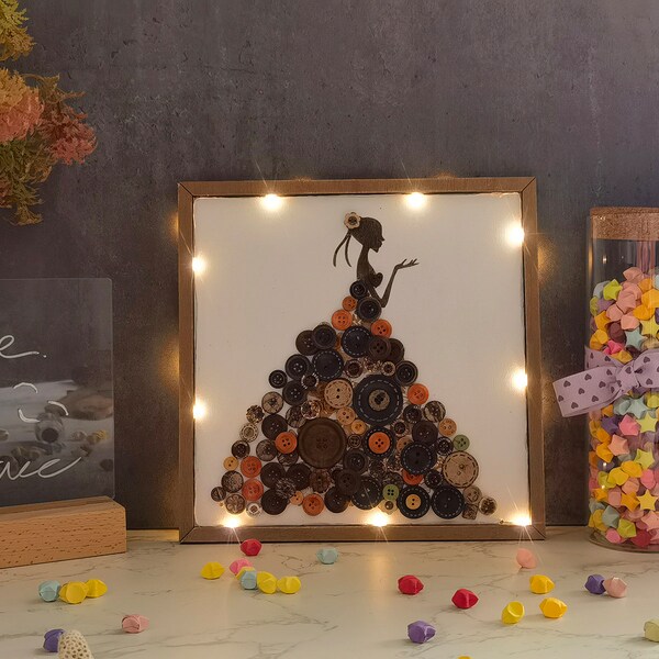 Button Wall Art - Etsy