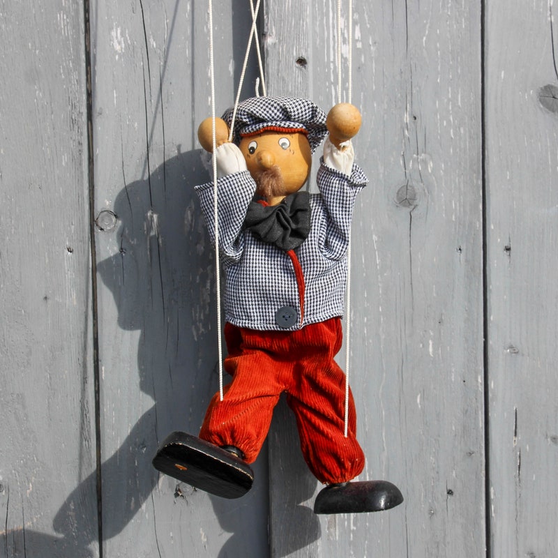 Carved Puppet - Etsy