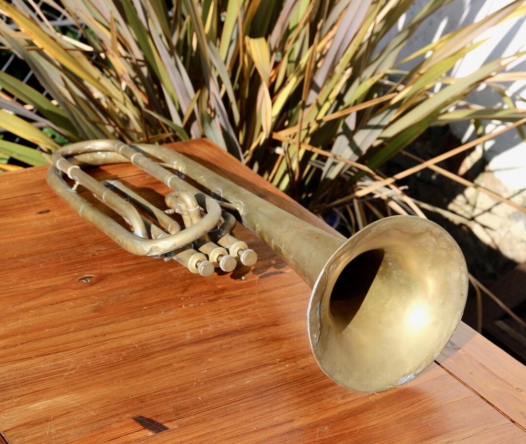 Antique French GAUTROT Paris Alto Saxhorn / 1800s Brass Horn Musical ...