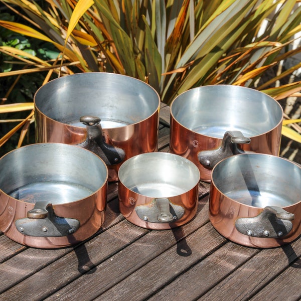 French Copper Pans - Etsy