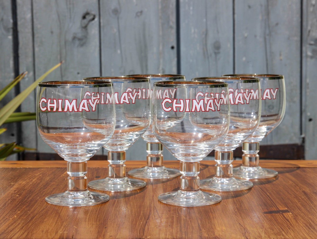 Set of 6 Unused CHIMAY Belgian Trappist 33cl Collectable Chalice Beer ...