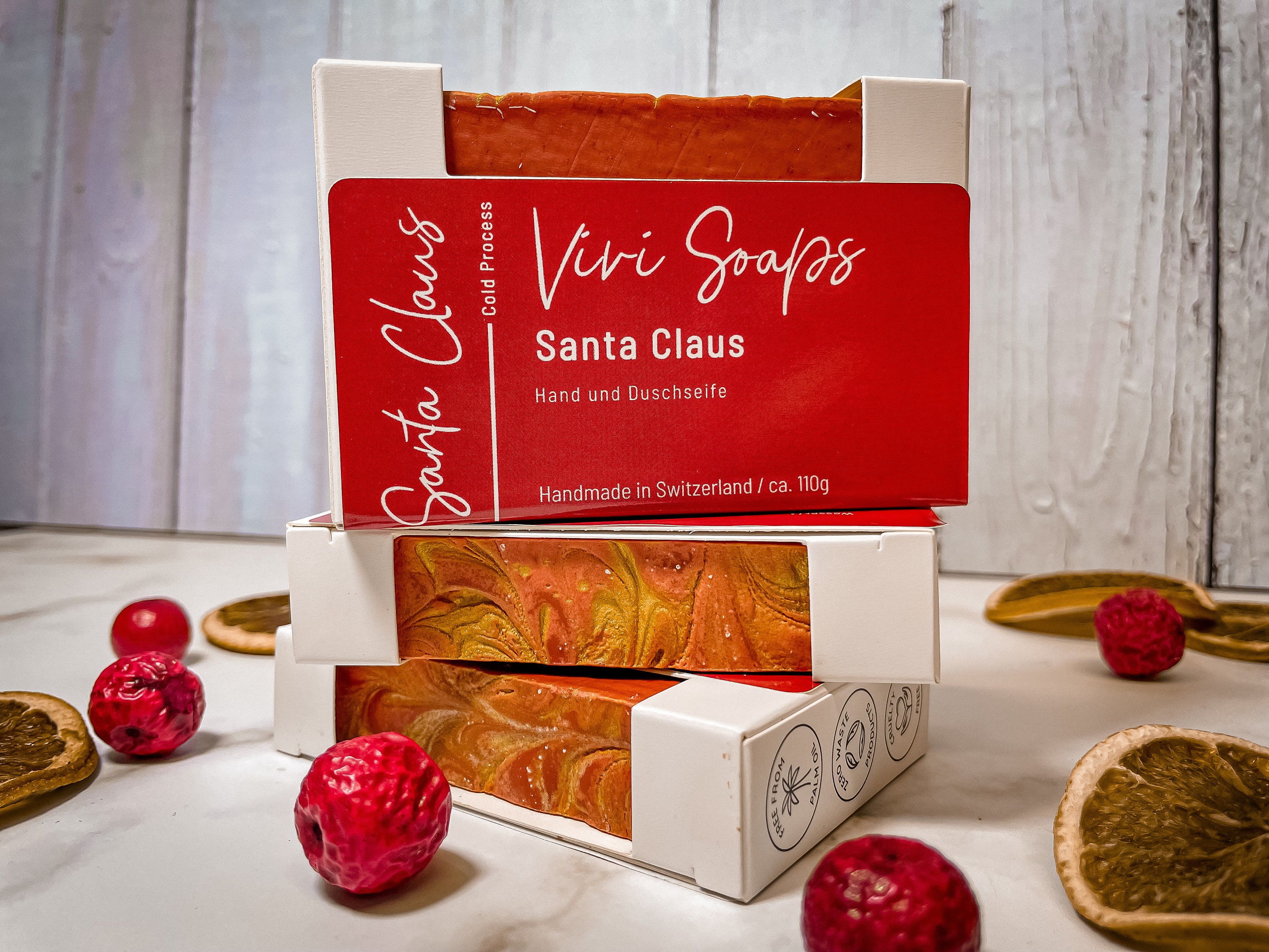 Santa Claus - handmade soap - Christmas edition - cold stirred soap ...