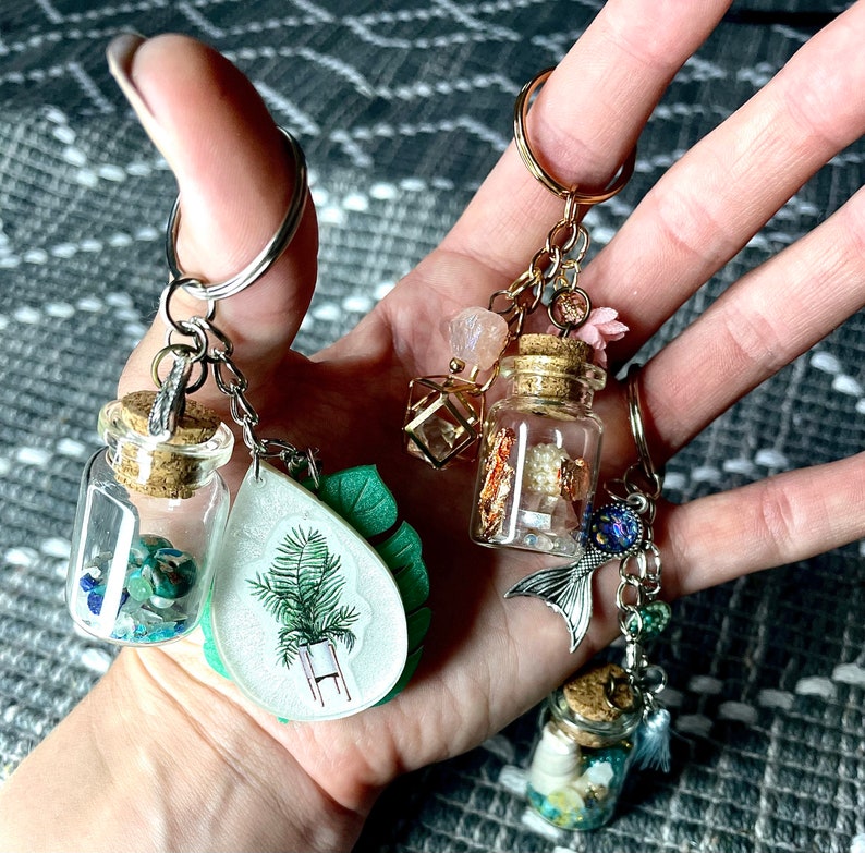 Dreamy Treasure Jar Keychain Set - Etsy