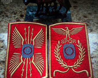 Patch Flag Embroidered Applique Iron on Backpack Spqr Roma - Etsy