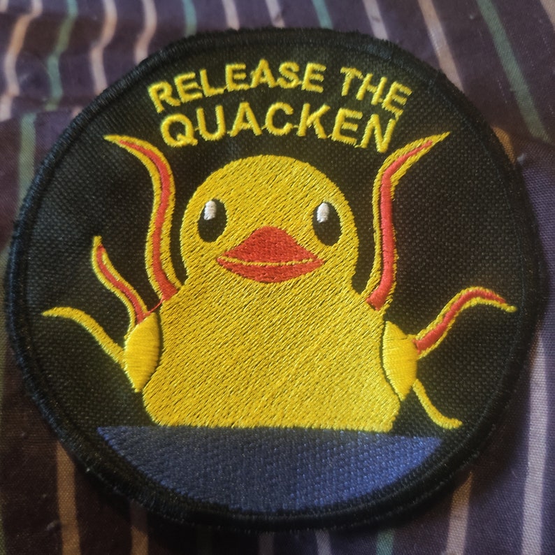 Release the Quacken Meme Patch Joke Patch Funny Patch Meme - Etsy Canada