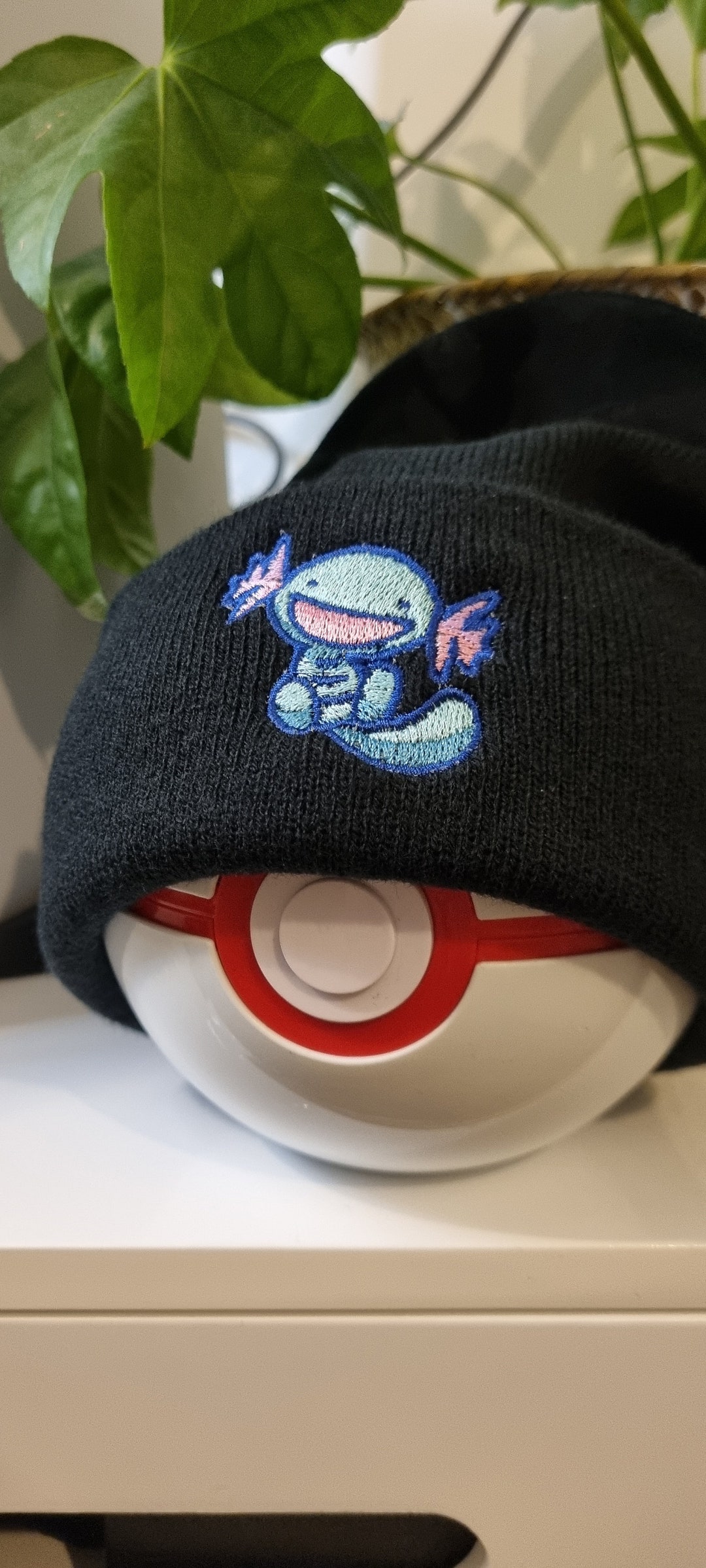 Wooper Hat Embroidered Pokemon Beanie Winter Hat Wooper Pokemon Spring ...