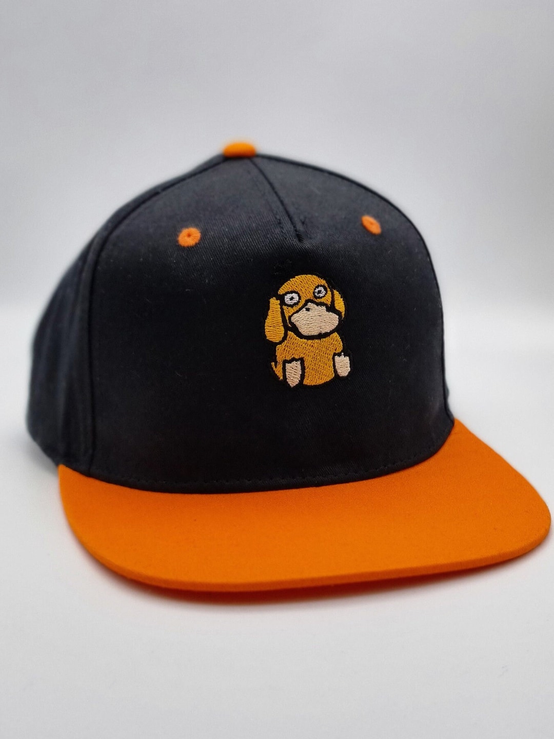 Psyduck Hat Embroidered Pokemon Cap Spring Full Cap Hat Multiple Colors ...