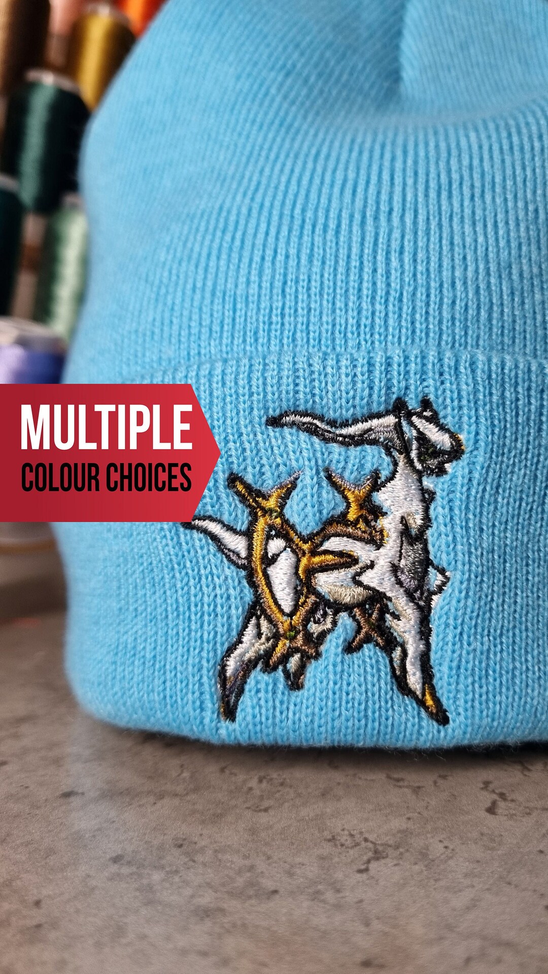 Arceus Hat Cool Embroidered Pokemon Beanie Winter Hat Pokemon Arceus ...