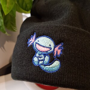 Wooper Hat Embroidered Pokemon Beanie Winter Hat Wooper Pokemon Spring ...