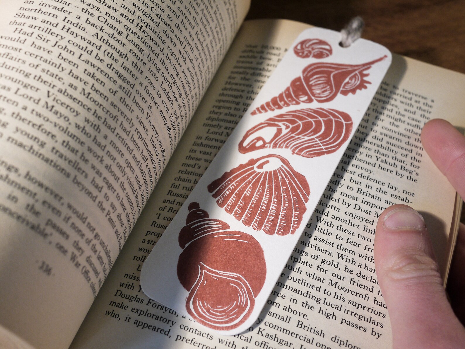 Handprinted Bookmarks Single Sea Shore Collection Charity Art - Etsy