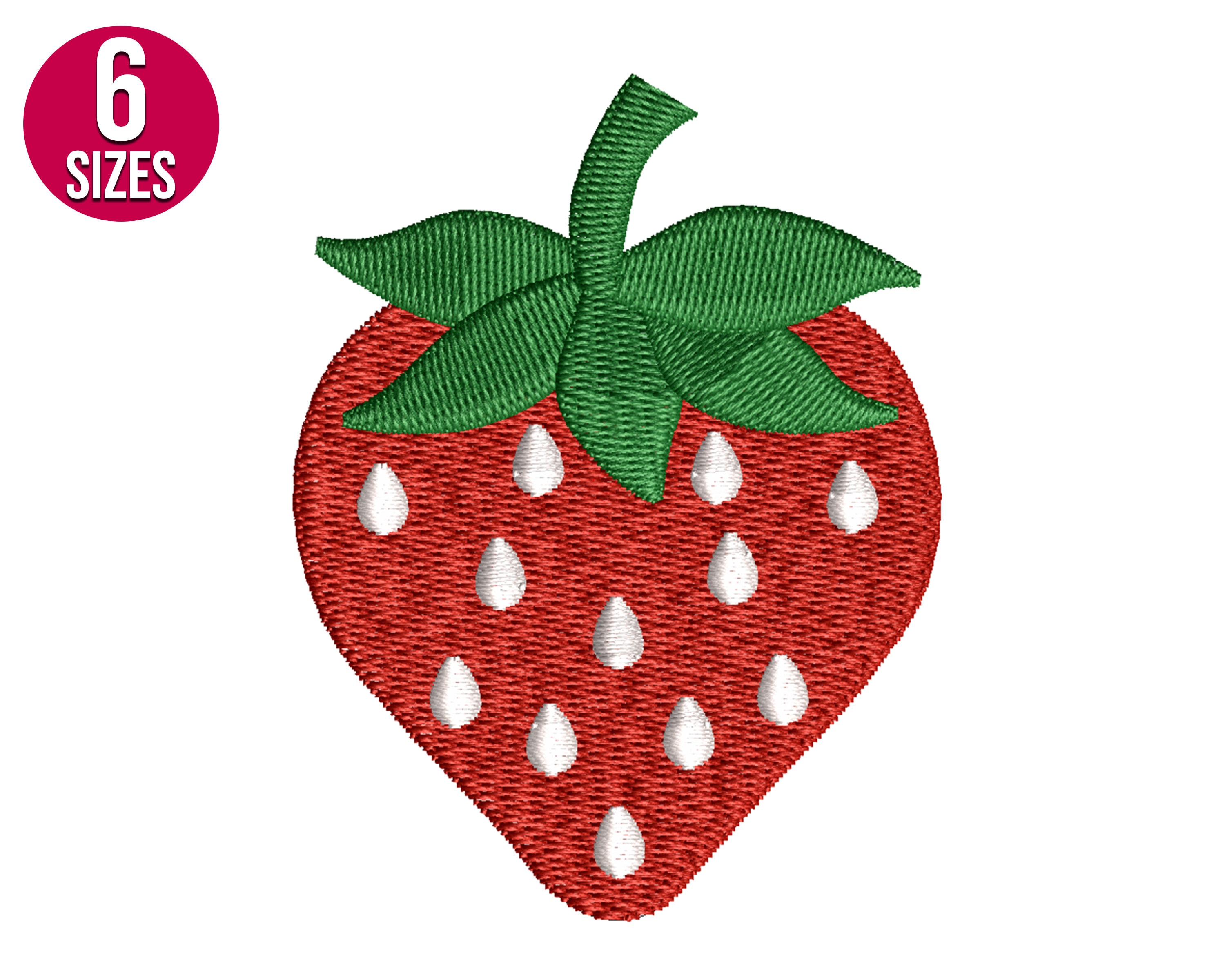 Strawberry Machine Embroidery Design Machine Embroidery - Etsy