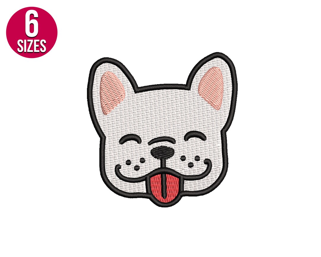 Dog Face Embroidery Design, Puppy, Machine Embroidery File, Instant ...