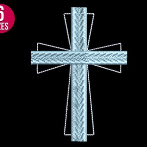 Fancy Cross Embroidery Design, Christian Cross, Easter Design, Machine ...