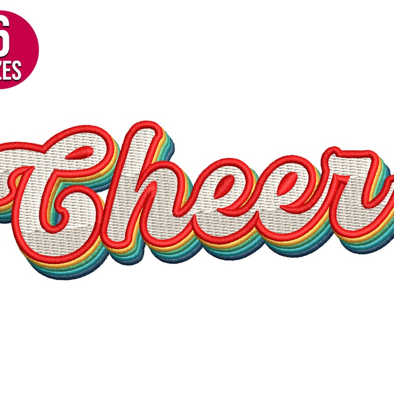 Cheer Embroidery - Etsy