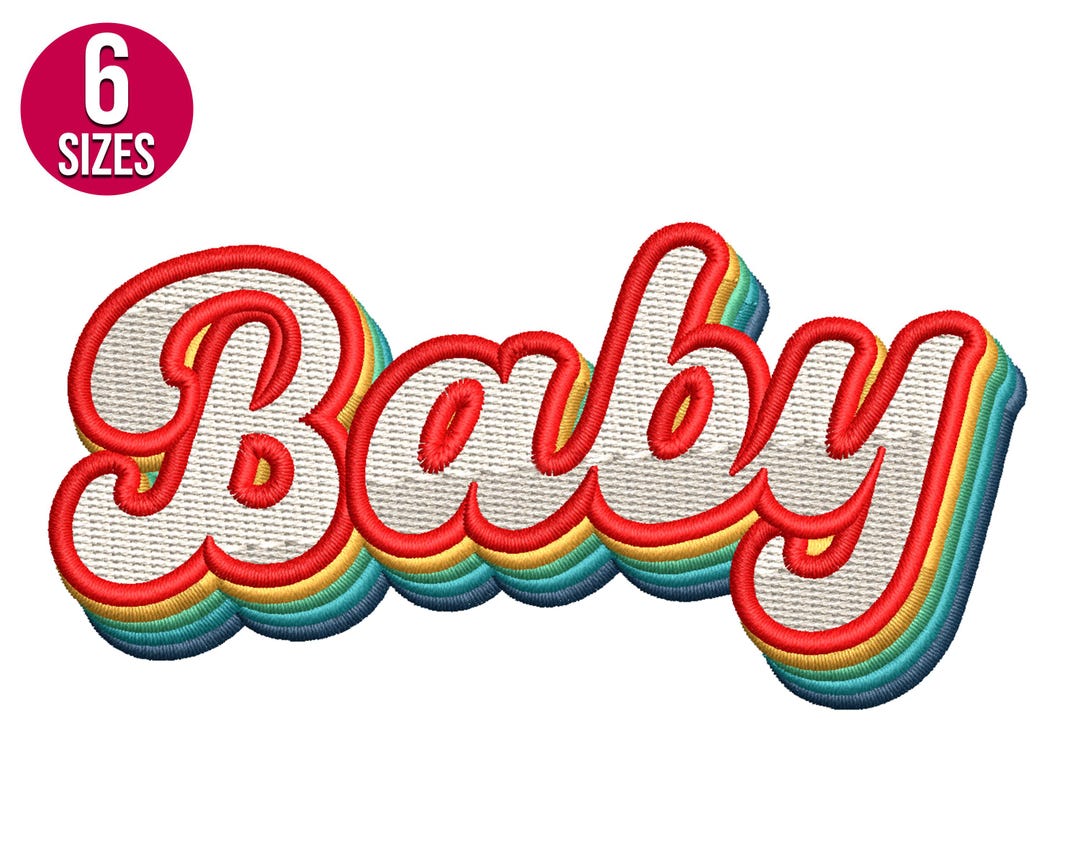 Baby Embroidery Design, Retro, Vintage, Boss Baby, Machine Embroidery ...
