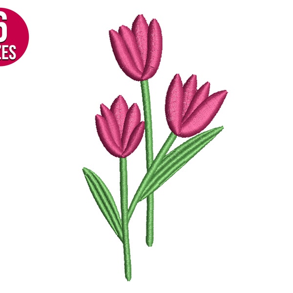 Tulip Embroidery - Etsy