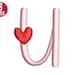 Valentines Font Heart Alphabet U Letter Embroidery Design, Machine ...