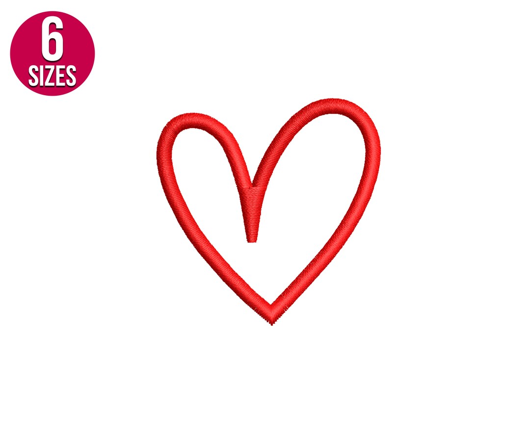 Mini Heart Embroidery Design, Heart Shape, Love, Valentines Day Machine ...