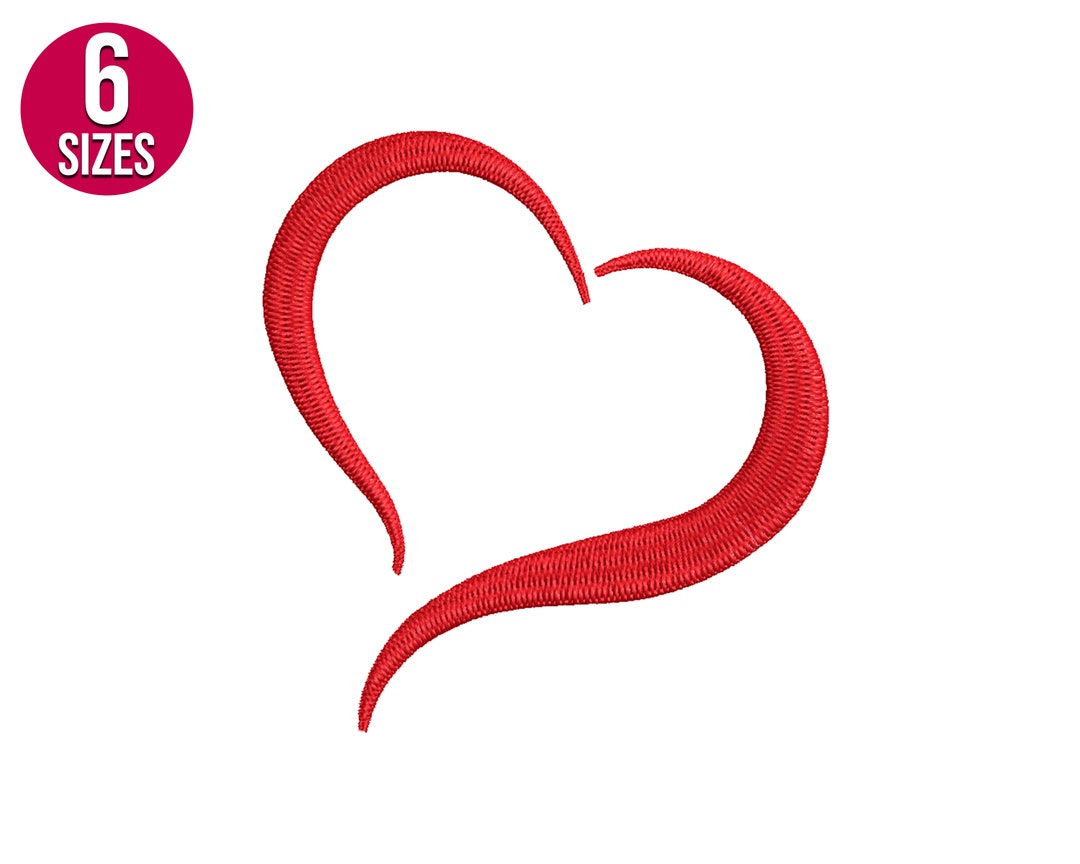 Heart Embroidery Design, Mini Heart Shape, Love, Valentines Day Machine ...