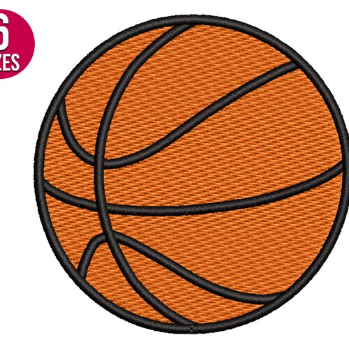 Basketball Hoop Machine Embroidery Design Basketball Star - Etsy