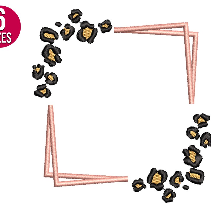 Leopard Embroidery Designs - Etsy