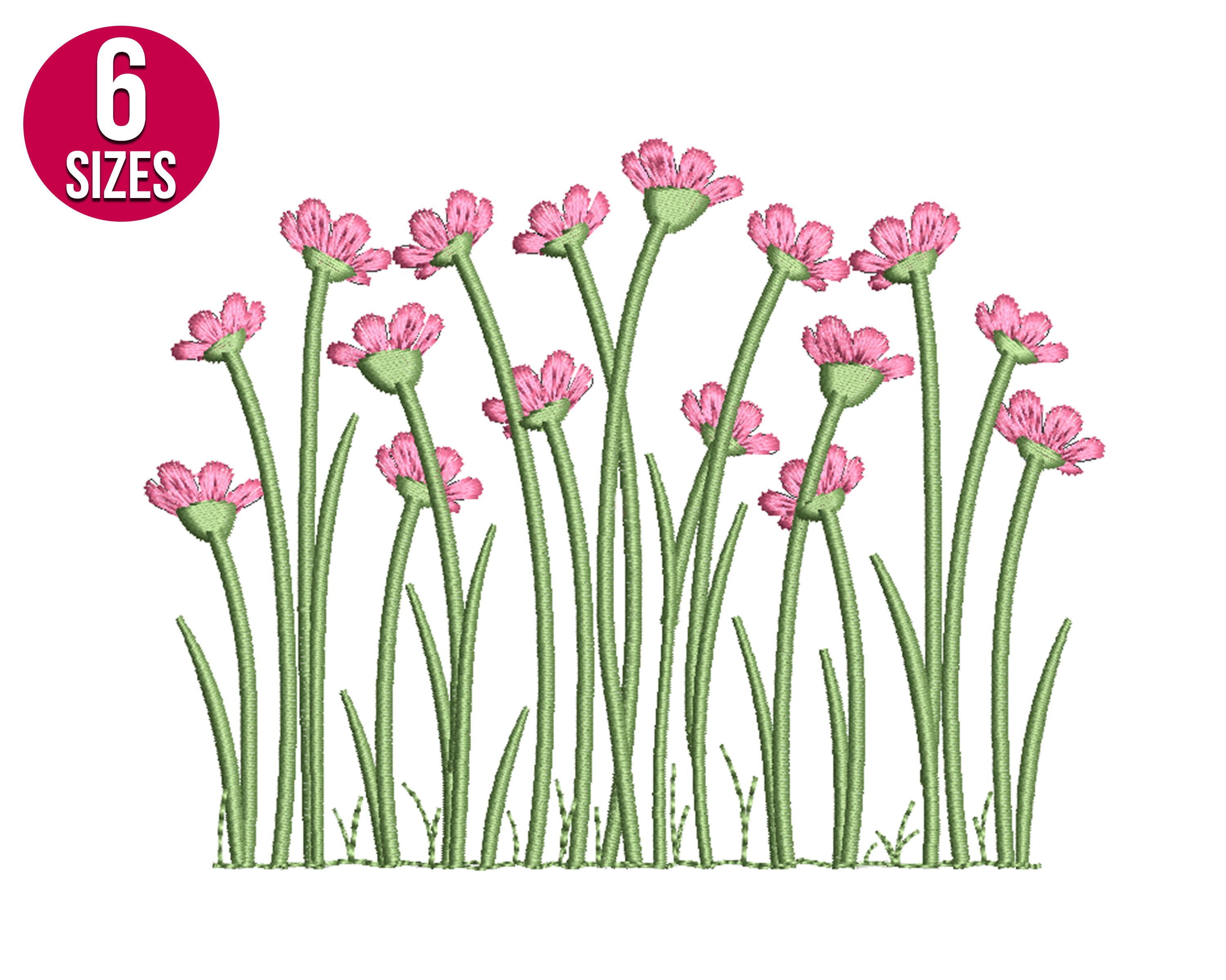 Daisy Embroidery Design Wildflowers Embroidery Pattern - Etsy