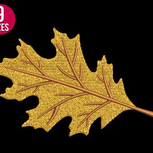 Autumn Leaves Embroidery Design, Fall Leaf, Machine Embroidery File ...