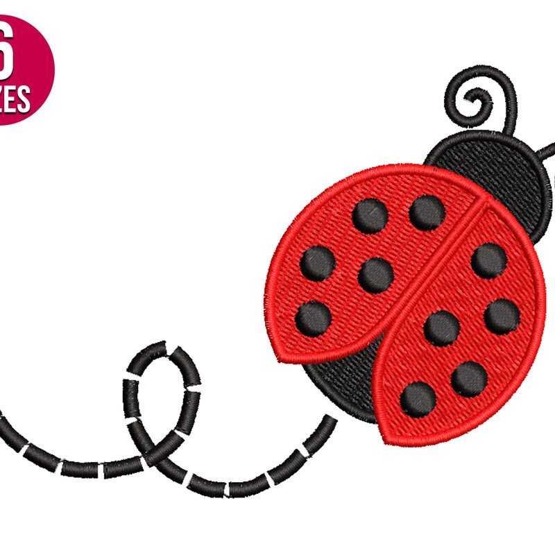 Ladybug Embroidery - Etsy